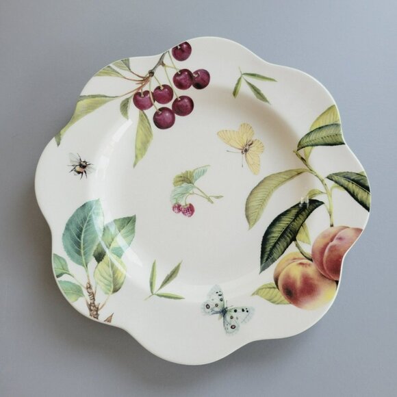 Spode | Dining | Spode Fruit Haven Dinner Plate Daisy Shaped Butterfly ...